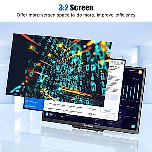 Eyoyo Portable Monitor for Laptop 10 Inch Small Monitor 1920x1280 USB C Computer Display Travel Monitor with HDMI, External Monitor for PC Phone Xbox Switch PS4 178° IPS Screen Plug & Play