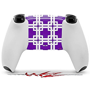 WraptorSkinz Skin Wrap compatible with Sony PS5 DualSense Controller Boxed Purple (CONTROLLER NOT INCLUDED)