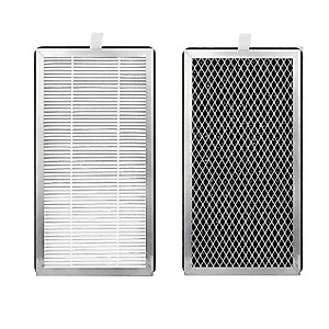Fette Filter - Premium True Hepa H13 Replacement Filter Compatible with MA Air Purifer 15 with 3 Stage Filtration System for models 15-W1 15-S1 15-B1 15-W2 15-S2 15-B2 (Pack of 2)