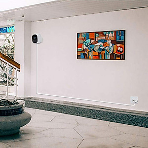 6ft Magnetic Charging Cable Compatible for Arlo Pro,Charging Cable with Adapter Compatible with Arlo Pro, Arlo Pro 2, Arlo Go,Outdoor Charging Cable Weatherproof Power Adapter & Power Cable - White