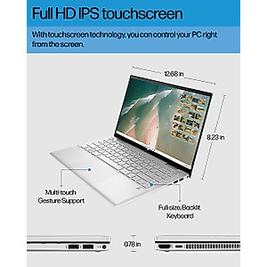 HP Pavilion x360 Convertible Laptop Computer, 14" Full HD Touchscreen Display, 12th Generation Intel Core Processor, Intel Iris Xe Graphics, 8 GB RAM, 1 TB SSD, Windows 11 Home OS (14-dy2010nr, 2022)