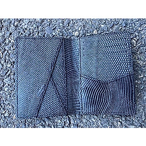 Double side Black Lizard leather skin Credit Cardholder, leather credit cardcase, leather creditcard cover