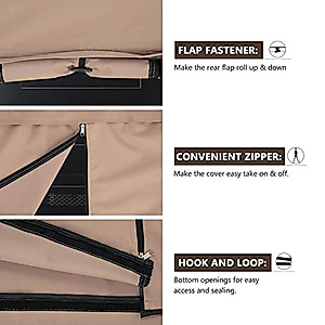 ULTCOVER Waterproof Outdoor TV Cover for 28-32 inch Outside Flat Screen Televisions with Mounts and Stands