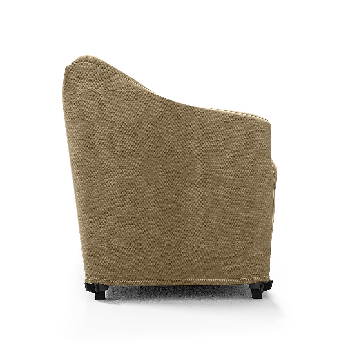 KHOMO GEAR Outdoor Couch Cover Patio Furniture Covers Waterproof Loveseat Cover Sofa Lounge Cover - Brown (104'' x 32.5''x 33")