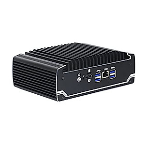HUNSN Micro Firewall Appliance, Mini PC, OPNsense, VPN, Router PC, Intel I7 8550U, RX03, AES-NI, Nano SIM Slot, HDMI, COM, 6 x Intel I211, Vesa Mount, 8G RAM, 64G SSD