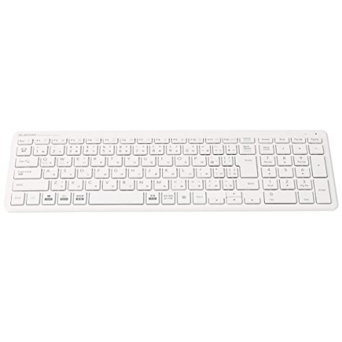 ELECOM Wireless compact keyboard Pantograph thin type [White] TK-FDP099TWH (Japan Import)