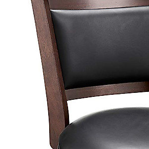 Ball & Cast Swivel Pub Height Barstool 29 Inch Seat Height Cappuccino Set of 1