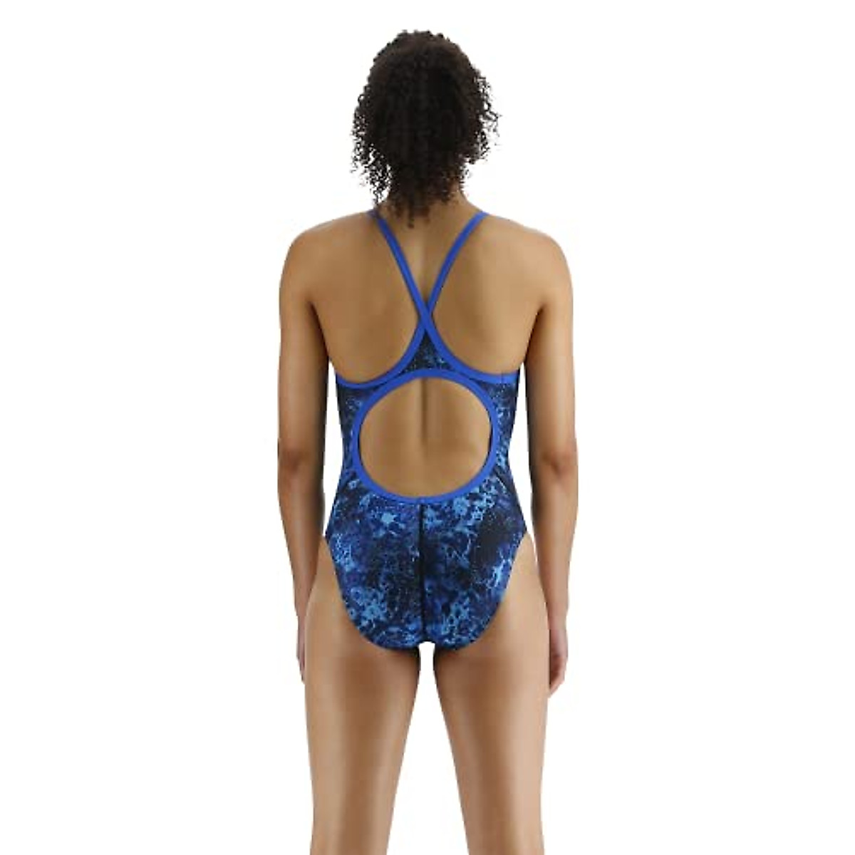 TYR Women's Standard Durafast Lite Diamondfit Swimsuit, Diploria Blue, 38