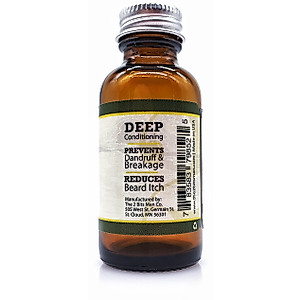 Mens Natural Beard Oil: The 2 Bits Man "The Woods" Beard and Facial Hair Treatment - Anti Itch and Anti Dandruff Healthy Beard Grooming Oils with Cedarwood and Pine Scent - 1 ounce