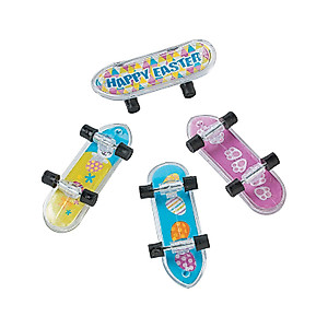 Fun Express - Easter Mini Skateboard for Easter - Toys - Vehicles - Cars & Boats & Racers - Easter - 36 Pieces