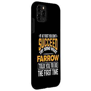 iPhone 11 Pro Farrow personalized gift name joke funny custom Case