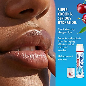 Mentholatum Natural Ice Lip Balm Cherry SPF 15 1 Each (Pack of 6)