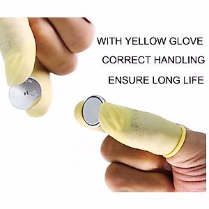 LeFix 3V ML2032 Rechargable Coin Cell Lithium Battery for Logitech K750 Solar Keyboard,Sega Dreamcast|Plastic Scribe and Anti-Static Finger Glove Kit (1Pack)