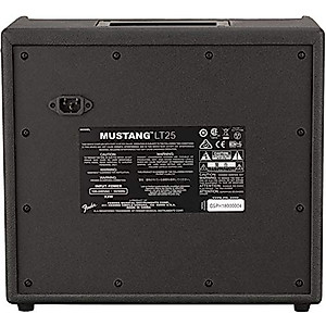 Fender Mustang LT25 Guitar Combo Amplifier Bundle with Instrument Cable and Picks