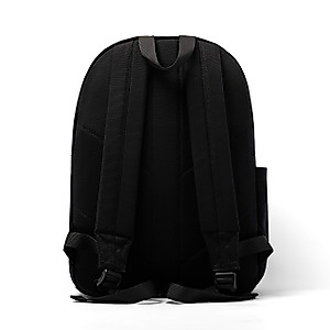 Chrysansmile Canvas Backpack for Women Casual Outdoors College Travel Daypack 15.6 Inch Laptop Backpacks - Black