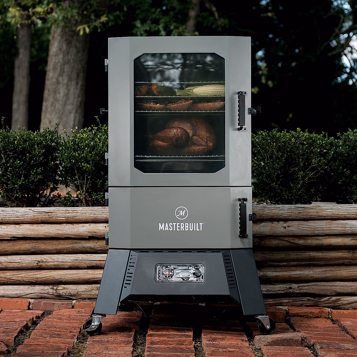 Masterbuilt MB20060321 40-inch Digital Charcoal Smoker, Gray