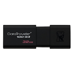 Kingston 32GB USB 3.0 Black DataTraveler 100 G3 2 Pack DT100G3/32GB-2P