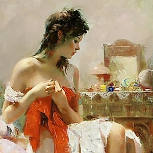 Expectations - Artist Embellished Canvas