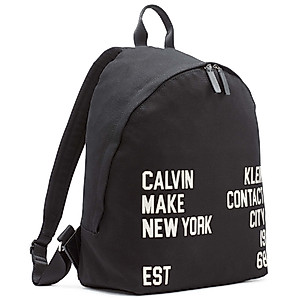 Calvin Klein Landon Zip Around Backpack, Black Combo,One Size