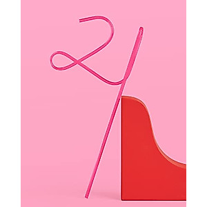 xo, Fetti 21st Birthday Party XL Pink 21 Straw | Bday Decorations, Finally 21, Birthday Girl Gift