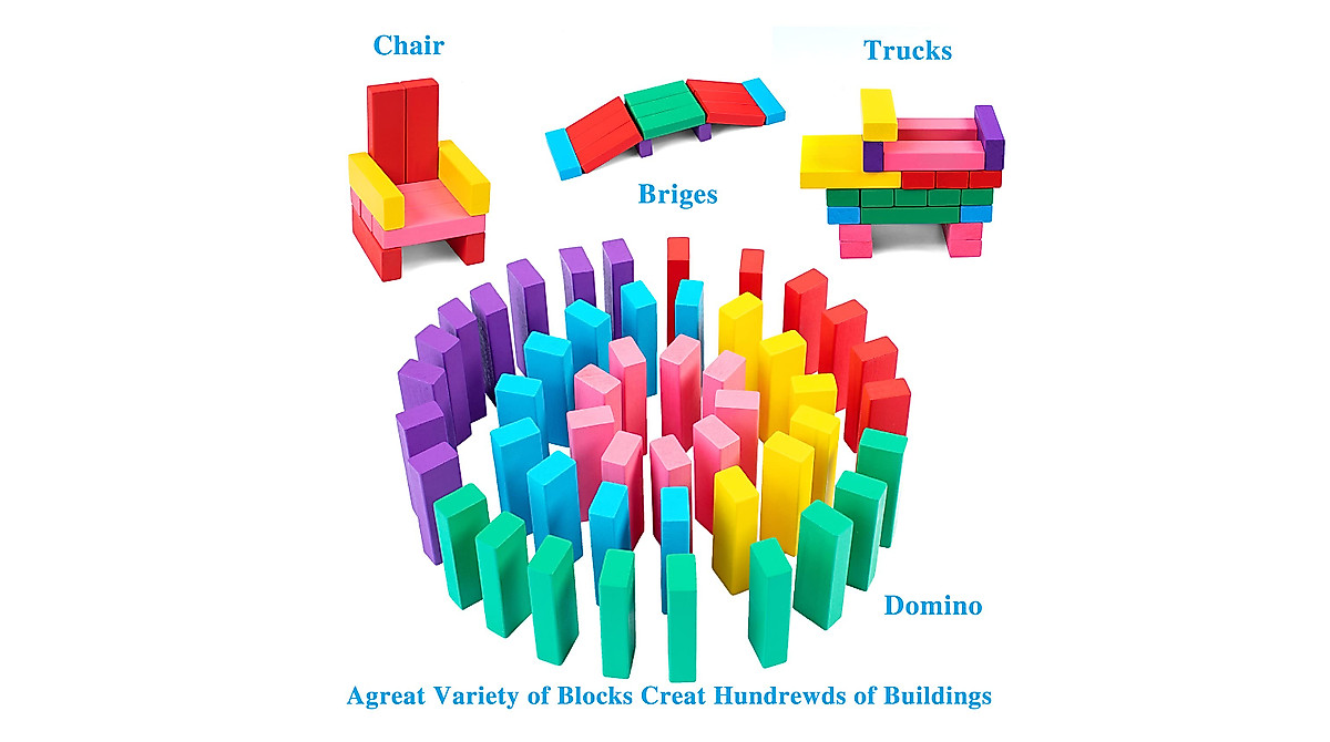 Colorful Wooden Stacking Game for All Ages