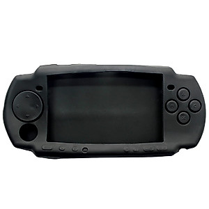 OSTENT Soft Protector Silicon Travel Carry Case Skin Cover Pouch Sleeve for Sony PSP 2000/3000 Color Black