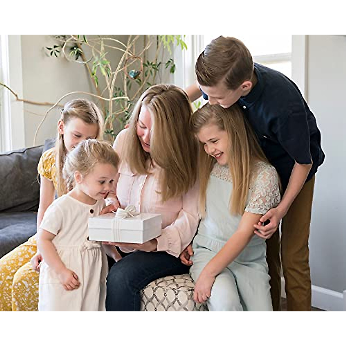 Happy Birthday Relaxation Spa Gift Box - Womens Gift Baskets for Birthday - 8 Piece Set of Lavender Scents, Candles, Bath Salts, Sugar Scrub, Spa towel and more