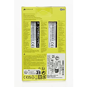 Corsair Vengeance Performance SODIMM Memory 32GB (2x16GB) DDR4 3200MHz CL22 Unbuffered for 8th Generation or Newer Intel Core™ i7, and AMD Ryzen 4000 Series Notebooks