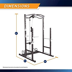 Marcy Home Gym Cage System Workout Station for Weightlifting, Bodybuilding and Strength Training MWM-7041