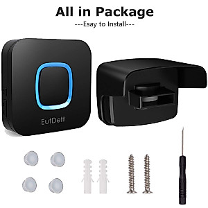 Driveway Alarm, Long Range Wireless Motion Sensor Alarm Outdoor Indoor, Weatherproof Motion Detector Alert for DIY Security Alert System for Outside Yard, Garage, Gate, Pool Safety