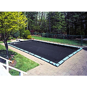 Pool Mate 362545R-PM Classic Winter In-Ground Pool Cover, 25 x 45-ft, Navy Blue