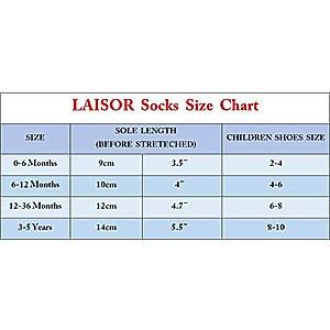 LAISOR 12 Pairs Assorted Non-Skid Ankle Cotton Socks with Grip For Kids Toddlers Baby Girls