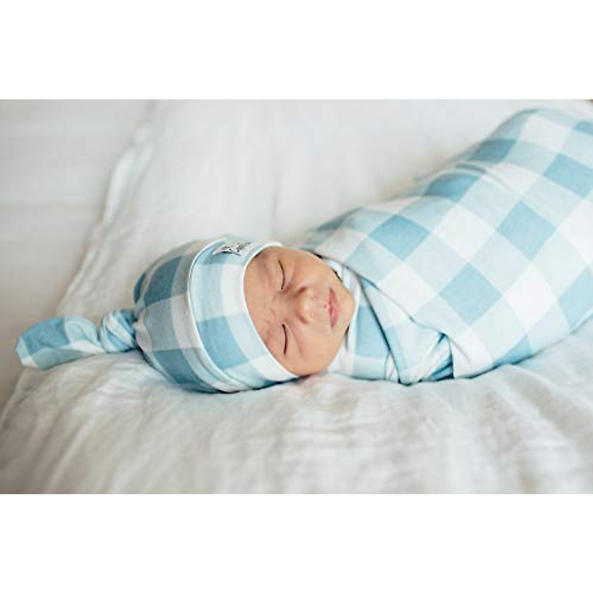 Copper Pearl Large Premium Knit Baby Swaddle Receiving Blanket Lincoln