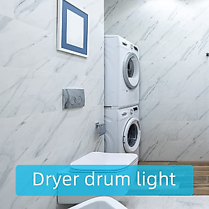 E12 LED Light Bulb Dryer Drum Lamp 120V Dimmable 2.5W Edison Candelabra Base Mini Lamp Warm White 3000k Equivalent 10W 15W 20W 25W Halogen Lamp 2835 SMD Salt Ceiling Fan Bulb Chandelier Pack of 5