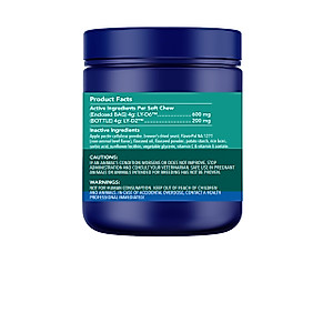 Leap Years Soft Chew Dog Supplement – Clinically Proven Daily NAD & Senolytic Formula; Support Cognition, Vitality & Healthy Cellular Aging; Beef Flavor (Large Breed (55-76 lbs))