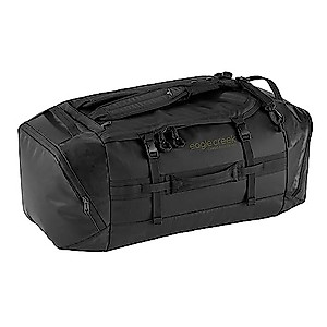 Eagle Creek Cargo Hauler 40L Duffel Bag for Travel with Made with Water-Repellent, Abrasion-Resistant TPU Fabric with Backpack Straps and U-Lid with Storm Flaps, Jet Black