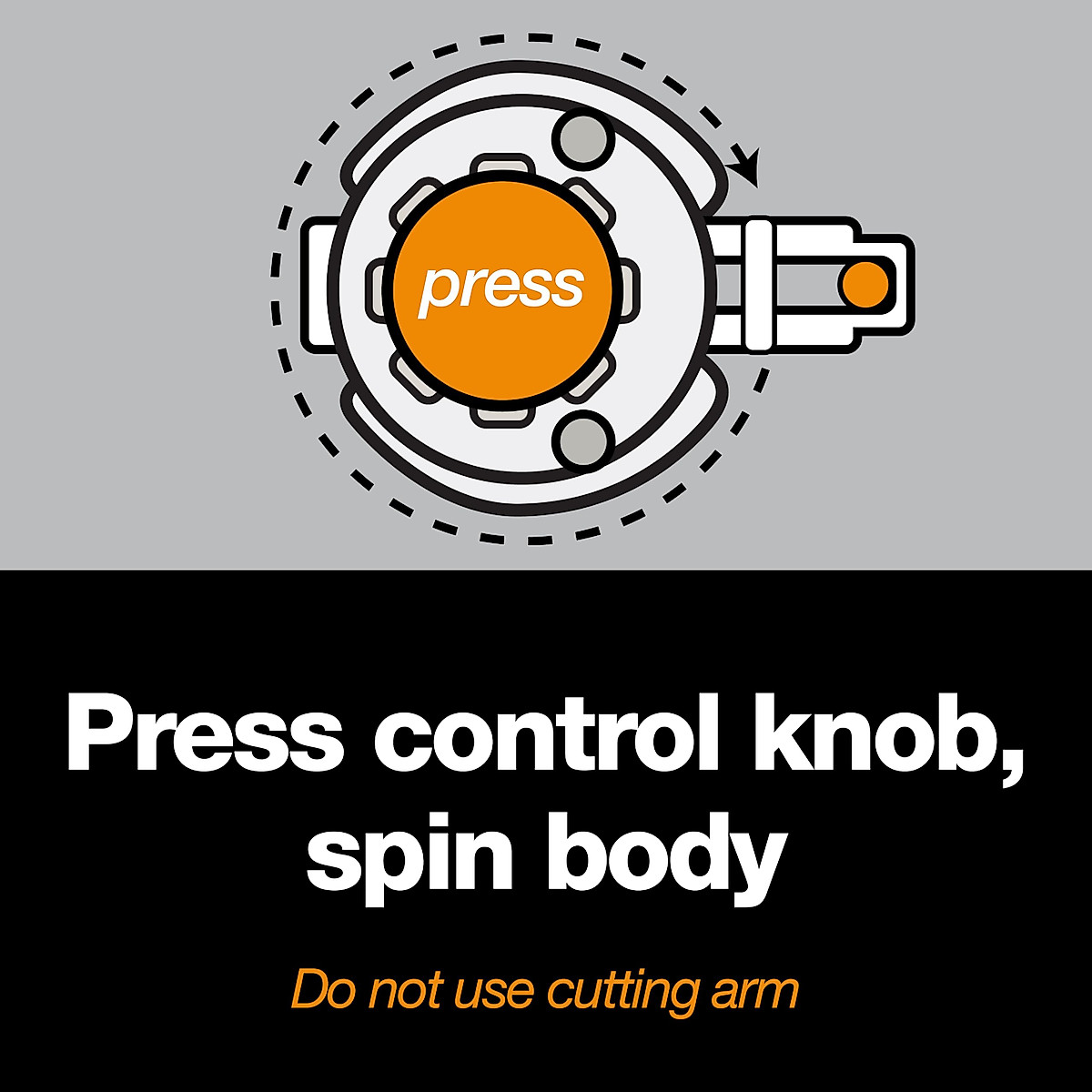 Fiskars 193800-1001 Paper Circle Cutter with 3 Replacement Blades, Orange