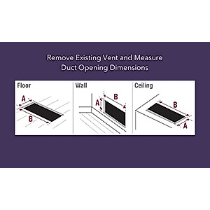 White Steel Baseboard Return Grill with 7/8" Turn Back (24" x 6")