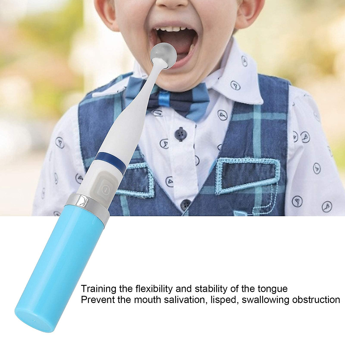 Tongue Muscle Trainer, Dry Mouth Relief Products Mouth Exerciser Electric Tongue Muscle Perceiving Training Recovery Device for Women Man Tongue Mouth Muscle Training Tools Massager Trainer Lips Set