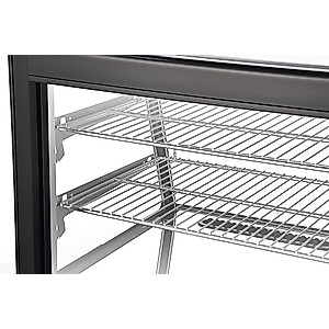 KoolMore DICDC-202-BK 48 in. Drop-in Countertop Bakery Display Refrigerator in Black