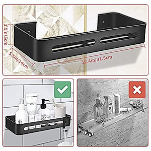 2 Pack Hanging Shower Caddy, No Drilling Shower Organizer Shower Rack, Bathroom Wall Mounted shower shelf ,Large Capacity Rustproof Shower Storage