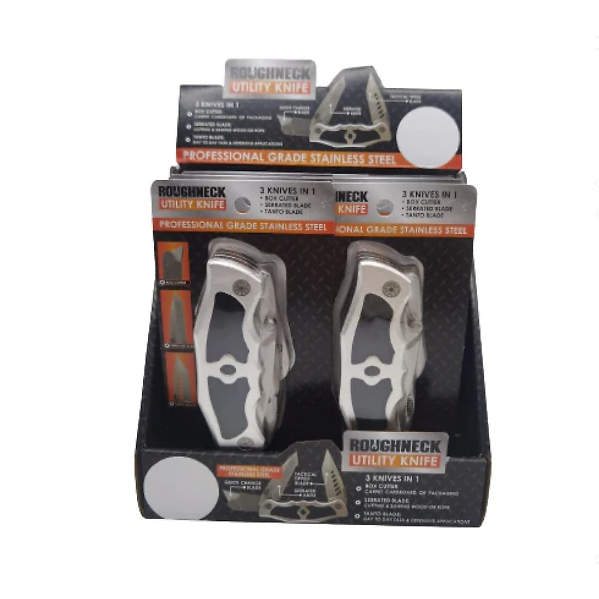 Roughneck Utility Knife - Impulse Retail Ready Display of 6 Each