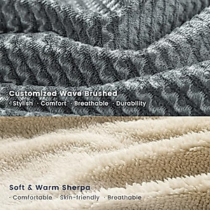 Miguel Dog Bed with Removable Cushion/Pillow for Medium Small Dogs, Washable Pet Bed with Side Easy to Wash Puppy Bed, Large Rectangle Cat Bed for Indoor Cat with Anti-Slip Bottom, Gray 30 Inch