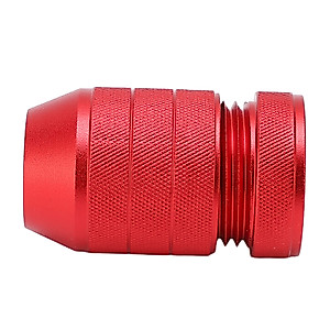 Adjustable Aluminum Alloy Drill Stop Collar Anti Slip Nylon Inner Ring Drill Stop Collar ​for Woodworking(For 0.24 to 0.43in Drill Bit)