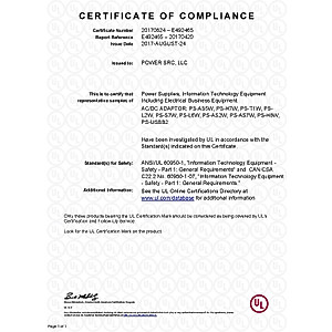 PowerSource 12V UL Listed 14Ft Extra Long AC Adapter for Insignia 19" 20" 24" 28" 32" TV NS-24E200NA14 NS-32D311NA15 NS-32D312NA15 NS-32D220NA16 NS-32D420NA16 NS-32DD220NA16 NS-32DD310NA15 LED HDTV HD