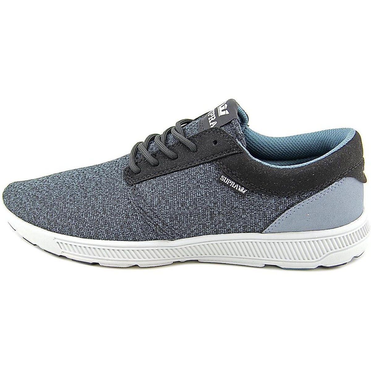 Supra Men's Hammer Run Shoes,9,Slate Blue Heather/Black-Light Grey