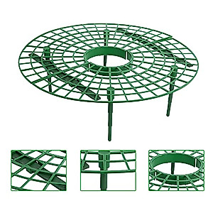 Iceyyyy 10 Pack Strawberry Plant Support - Strawberry Growing Racks - Strawberry Growing Frame for Keeping Garden Strawberry Clean (10, A)