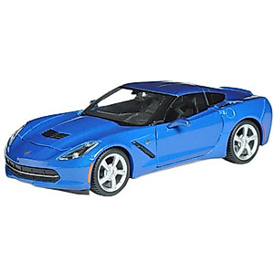 Maisto 2014 Chevrolet Corvette C7 Coupe Blue 1/24 Model Car