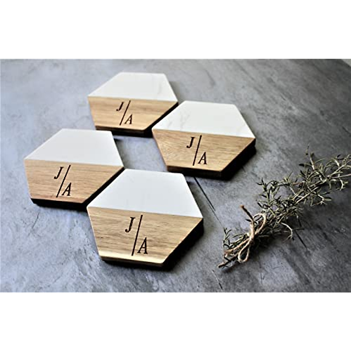 Minimalist Personalized Marble and Wood Cutting Board Custom Cutting Board Charcuterie Board Christmas Anniversary Wedding Gift Bridal Shower Gift Engagement Gift Housewarming Gift