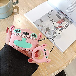 Cocomii 3D AirPods Pro Case - 3D Cartoon - Slim - Lightweight - Matte - Keychain Ring 3D Cartoon Characters Cartoon - Luxury Aesthetic Headphone Case Cover Compatible with Apple AirPods Pro (Angel)